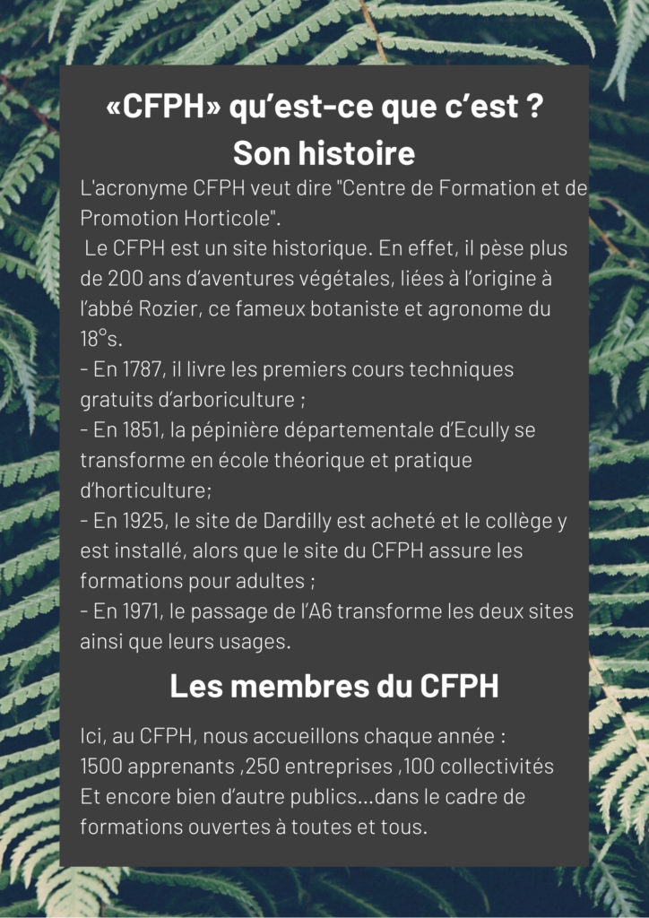 Présentation du CFPH d'Ecully